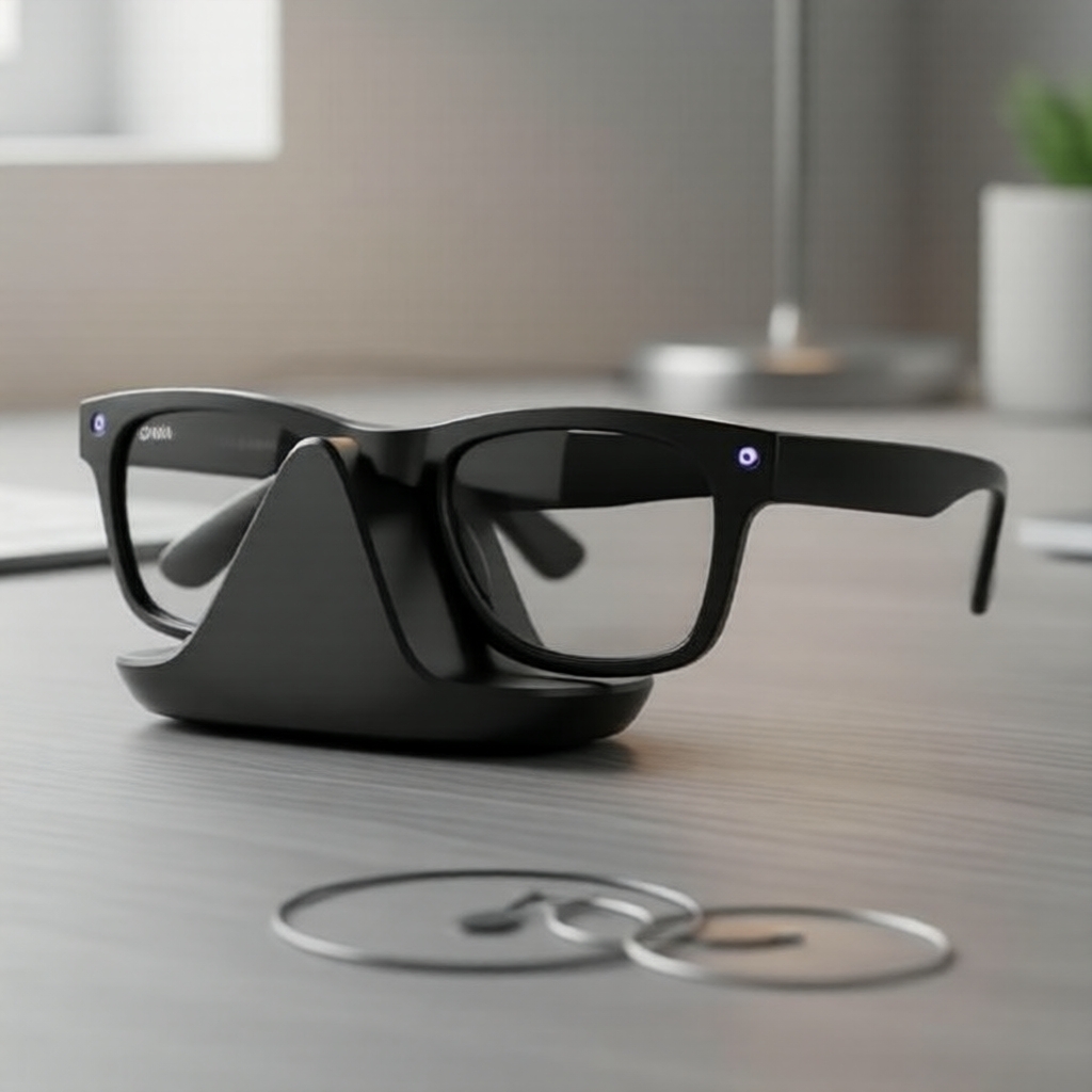 Carregador Dock Compatível com Óculos Inteligentes Ray-Ban Meta RW4006 ...