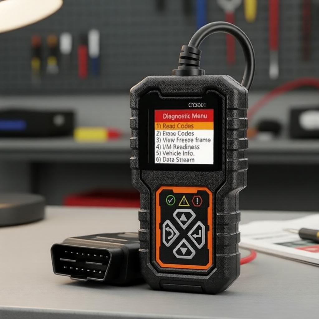 Leitor de Código OBD2 CY3001, Scanner de Falhas do Motor e Ferramenta ...
