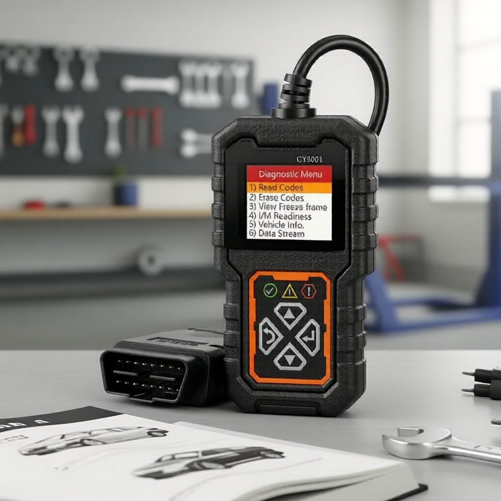 CY3001 Scanner e Leitor OBD2, Detector de Falhas do Motor, Ferramenta ...