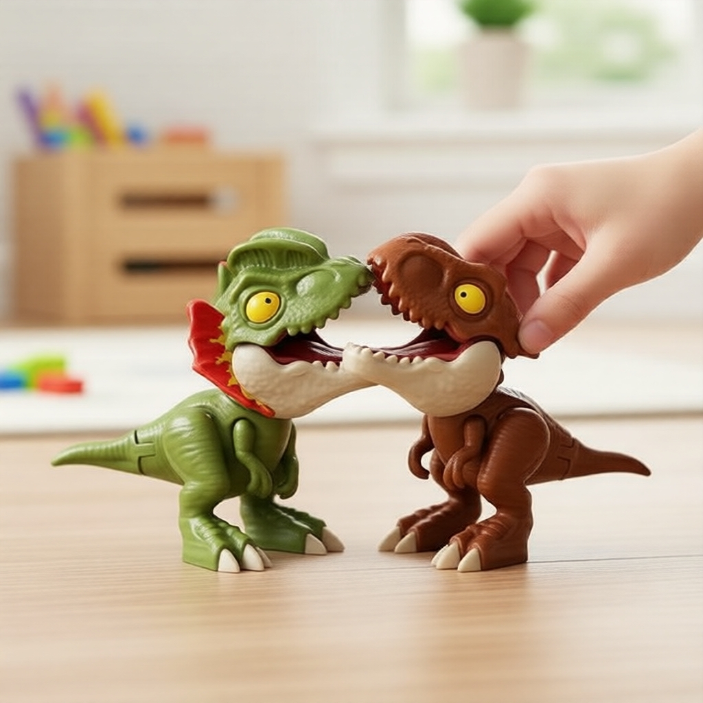 Biting Finger T-Rex Pelúcia Caixa Surpresa Articulado Brinquedo ...