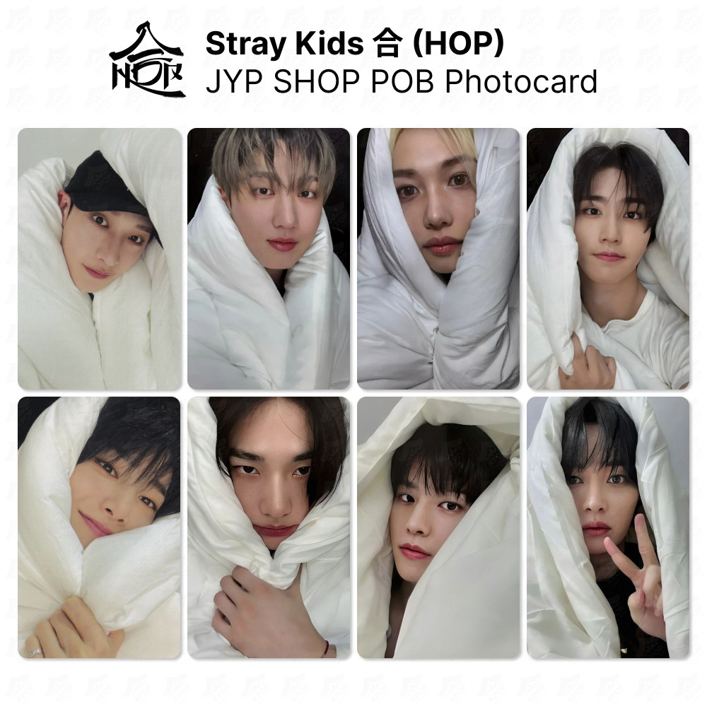 Stray Kids HOP JYP SHOP POB Carrinho Fotografico Oficial BANG CHAN CHANGBIN FELIX HAN | Shopee ...