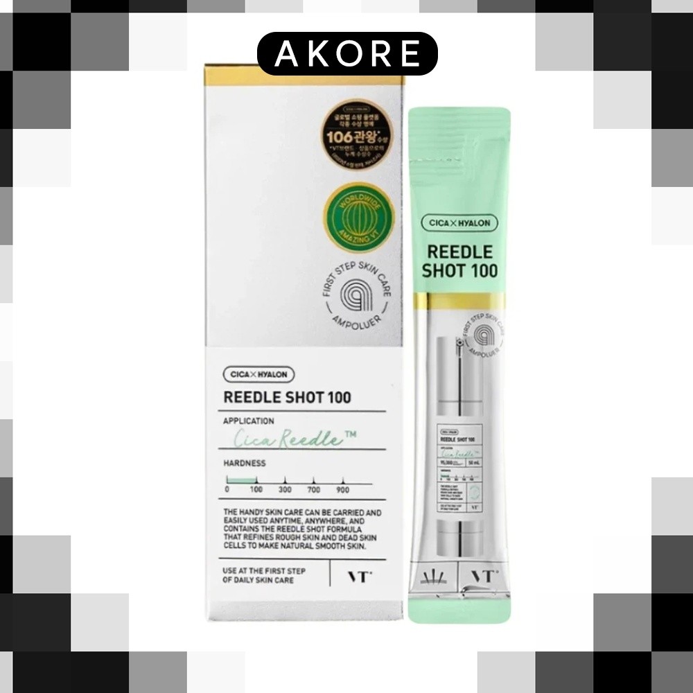 VT Reedle Shot 100 Ampolar 2ml * 7ea Ingredientes Da Pele | Shopee Brasil