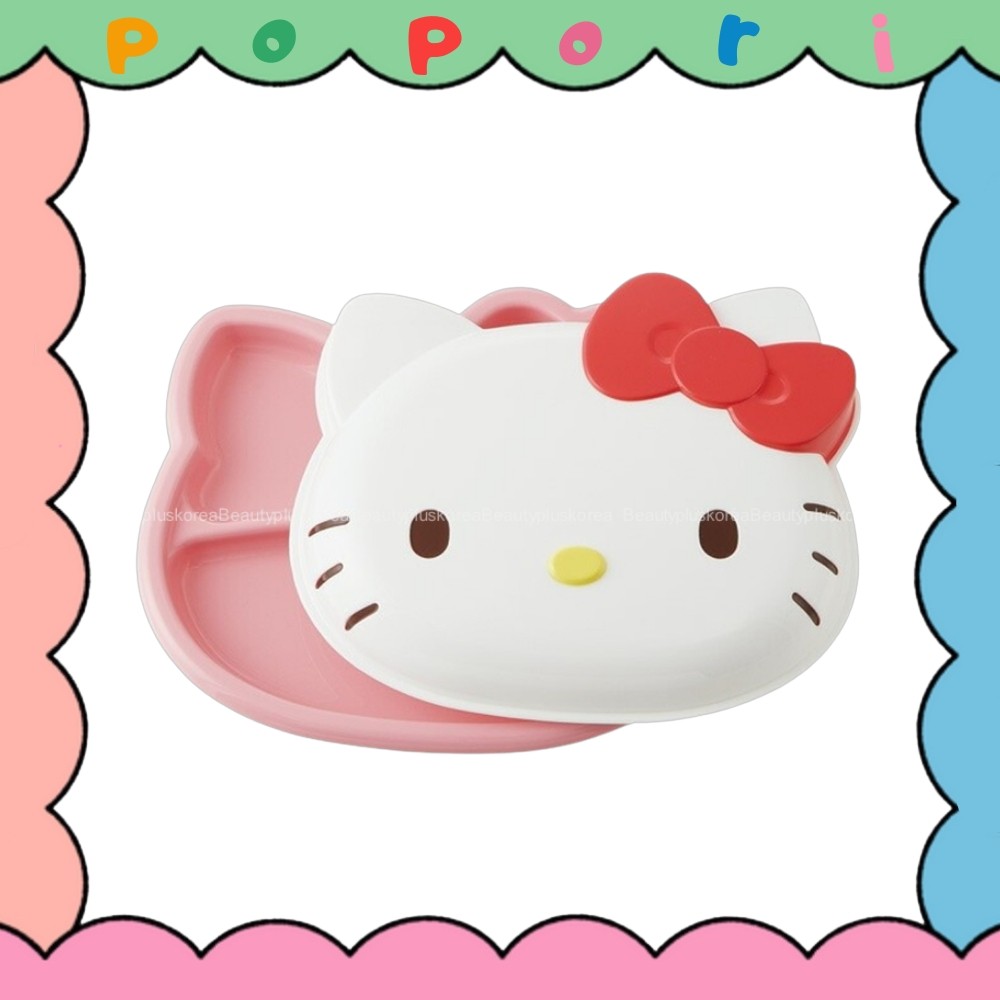 Prato De Almoço Hello Kitty Com Tampa LUPD2 | Shopee Brasil