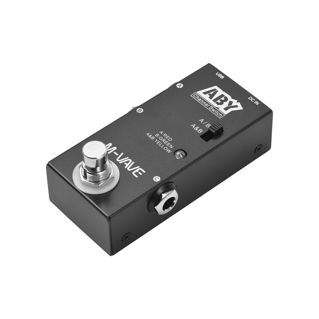 sicibr M-VAVE ABY Seletor De Linha AB Switch Mini Pedal De Efeito De ...