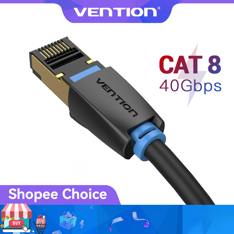 Vention Cabo Ethernet Cat 8 40 Gbps Super Speed SFTP Cat8 Lan De Rede ...