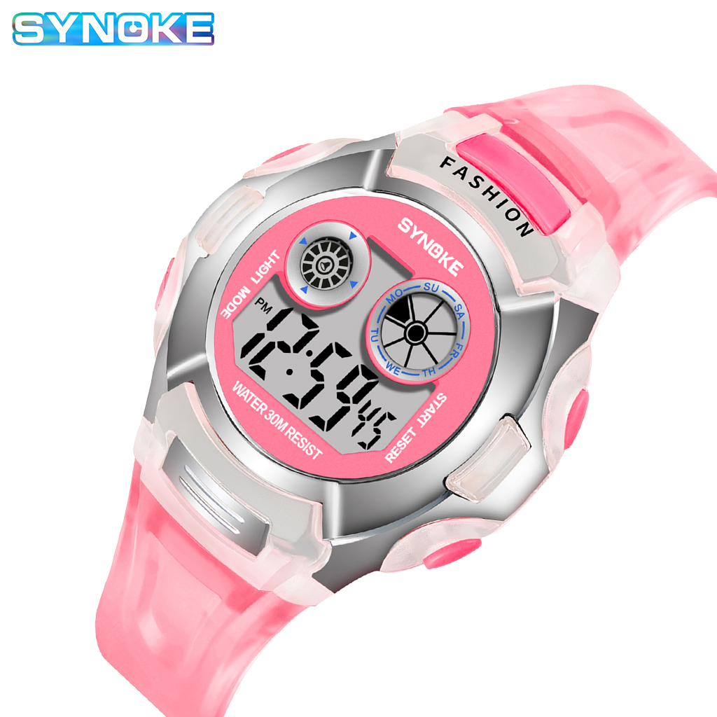 SYNOKE Kids Watch Com Alarme Cronógrafo Luminoso Multifuncional Relógio ...