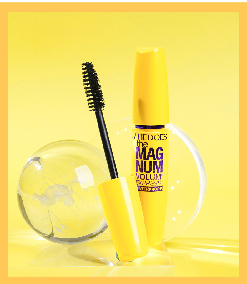 Máscara de encaracolar longa e espessa de encaracolar Natural duradoura ...