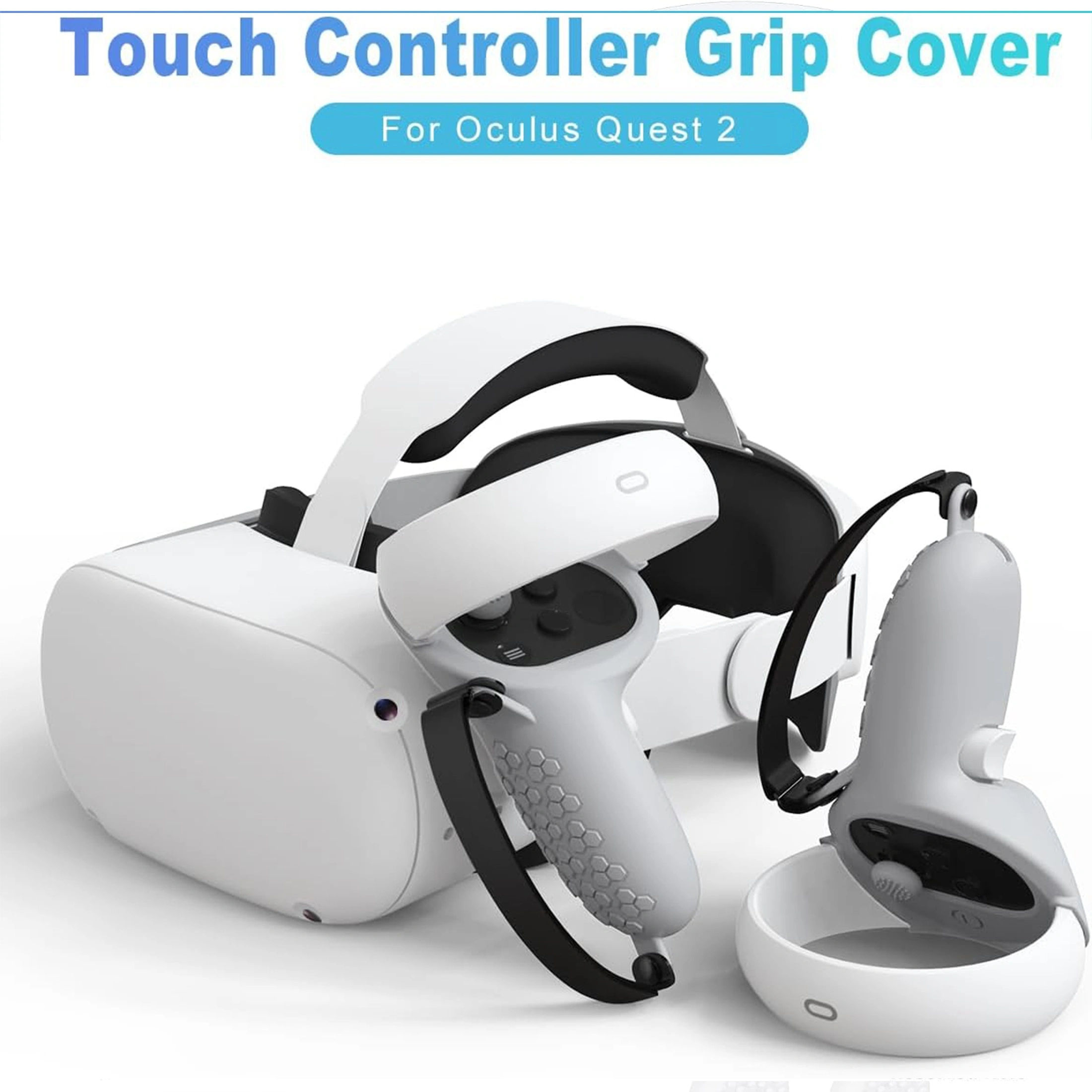 Grip Controlador Para Oculus Meta Quest 2 Acessórios Grips Capa ...