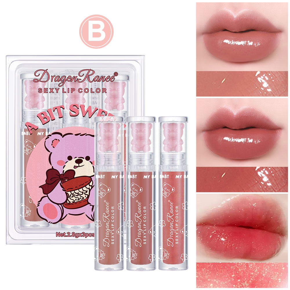 Gloss labial com brilho labial com brilho labial fino Flash vidro ...