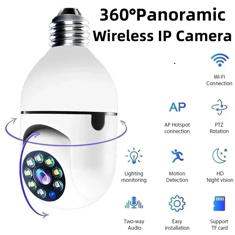 Câmera De Segurança De Vigilância Controle De Telefone De 360 Graus ...