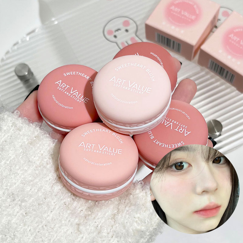 Sweetheart Blush Cream Color Rendering Service Blush Natural Blush Face ...