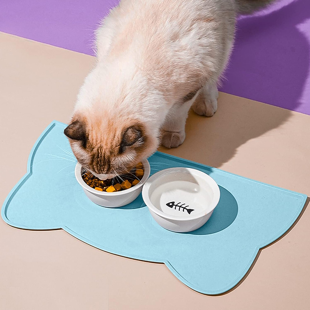 PetDine 2025 Tapete De Comida De Gato Alimentação De Silicone Para ...