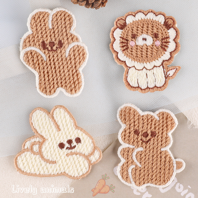 Etiqueta De Bordado De Computador Desenho Animado De Coelho Remendo ...