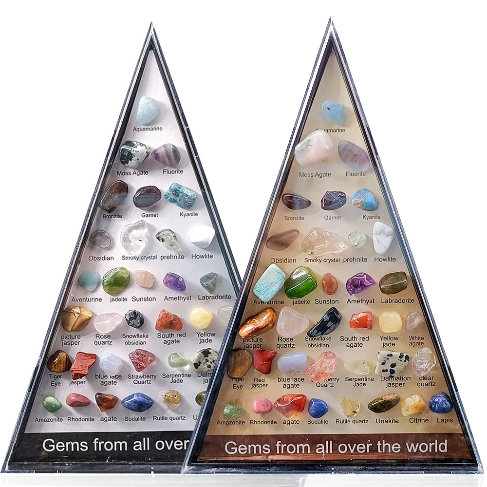 36pcs /box Cristal Infantil, Conjunto de Coleção Natural Gem Crystal ...