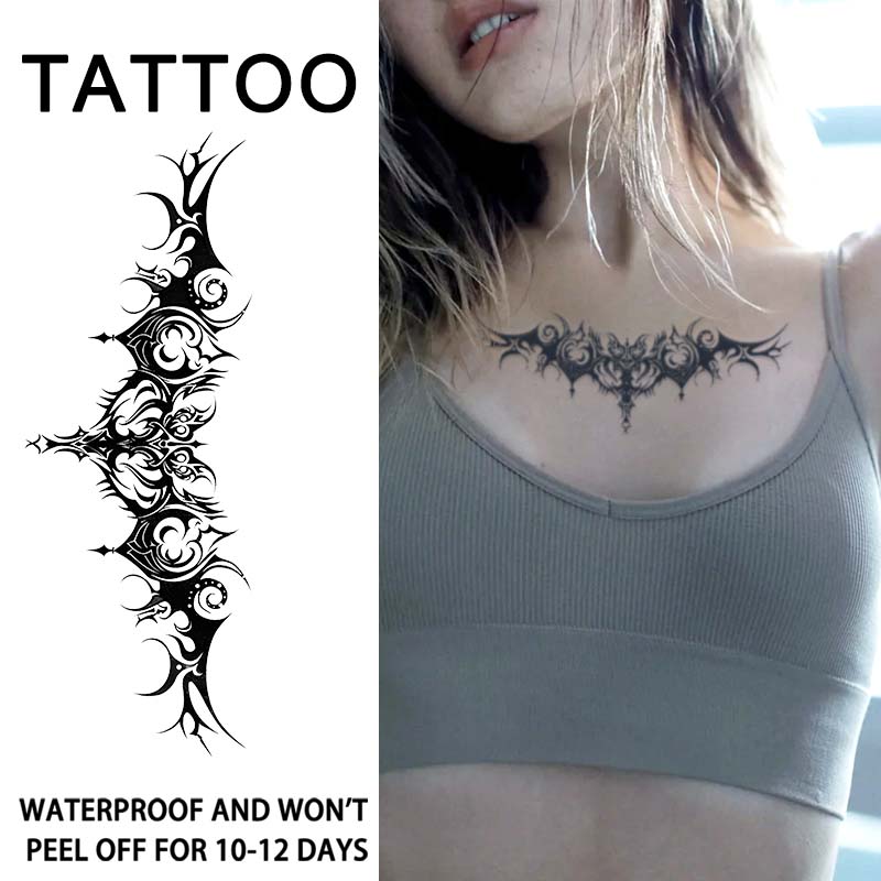 Succubus Wings Belly Chest, Long-Lasting Waterproof One Week to Two Weeks, Adesivos Temporários ...