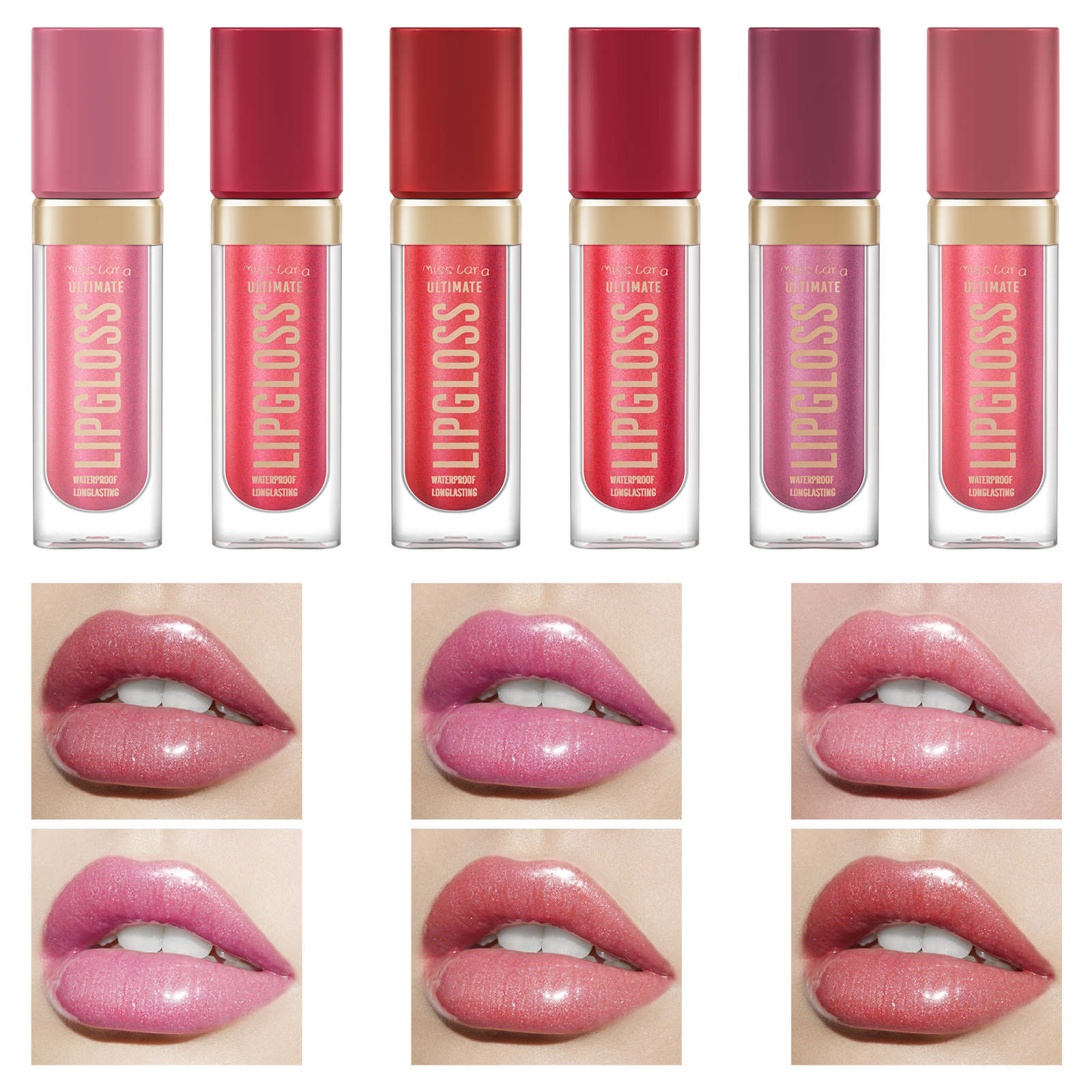 Brilho Labial Hidratante Brilho Labial Brilho Fino Maquiagem ...