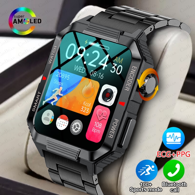 2024 Novo Bluetooth Call Smart Watch Pedômetro Esportivo Ao Ar Livre GPS Rastreamento ...