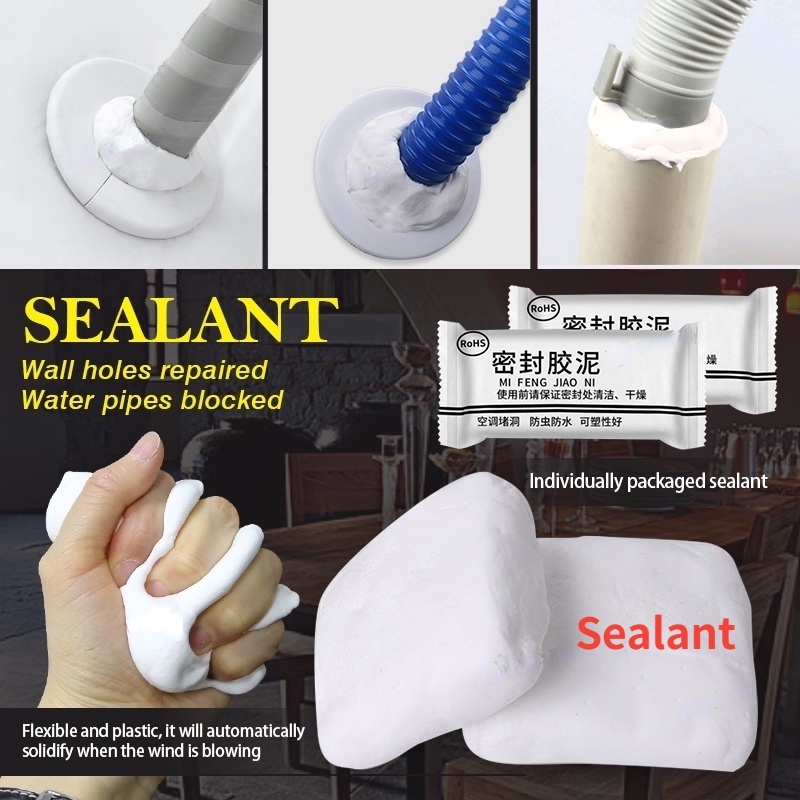 Selante De Silicone À Prova D'água Furo De Parede Adesivo Plasticina Ar ...