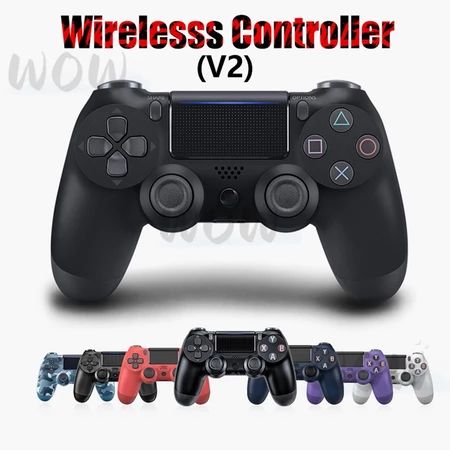 Controle sem fio Dualshock Gamepad 4 V2 Joystick para PC/ PS4/ Android ...