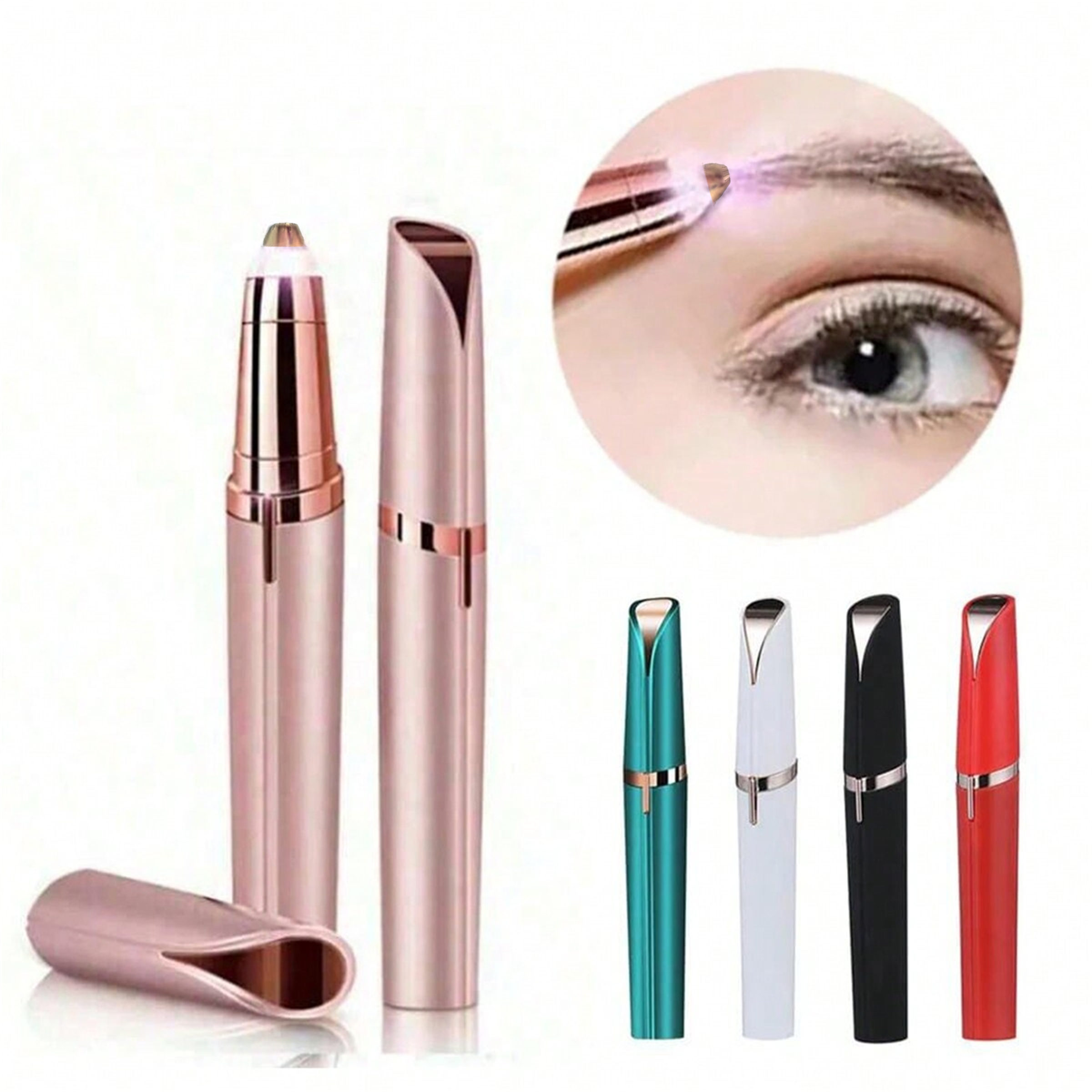 Depilador Elétrico de Sobrancelha para Mulheres, Modelador de Sobrancelha, Lápis Removedor de ...