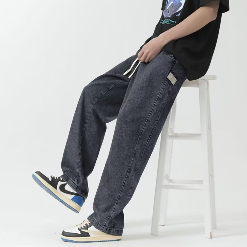 N9699 Leggings Jeans Jeans Homens de Outono Estudantes de Inverno All ...