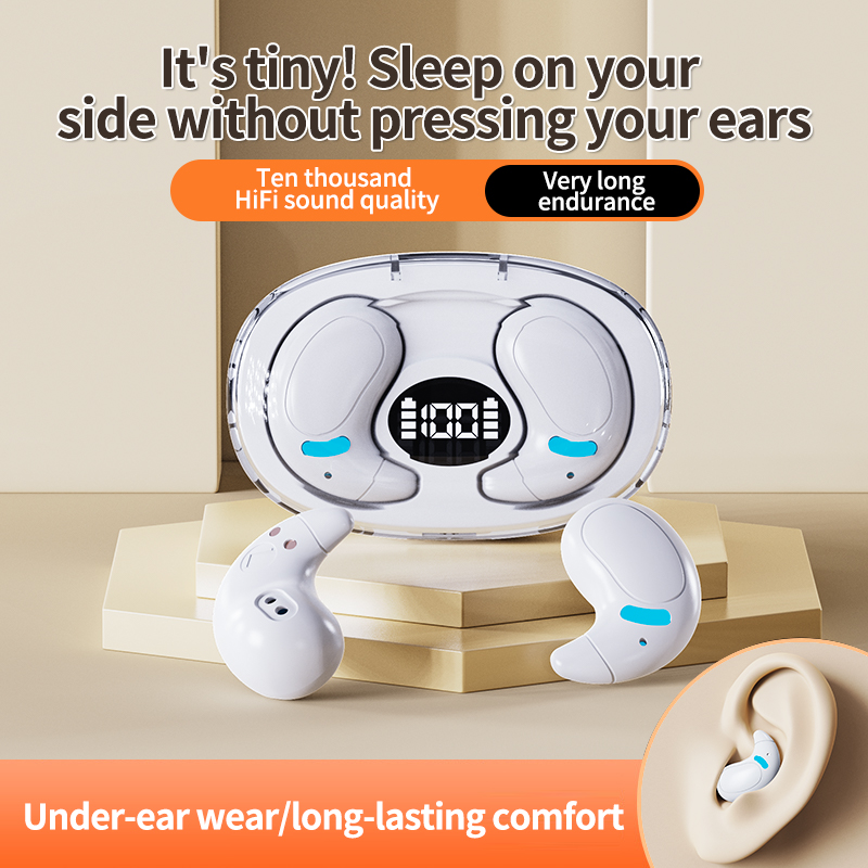 Novo M96 Mini Invisível Sono Fone De Ouvido TWS Sem Fio Bluetooth 5.3 ...