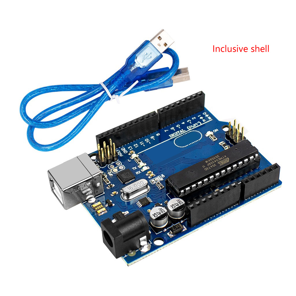 arduino R3 ATMEGA328/CH340G Com Cabo USB | Shopee Brasil