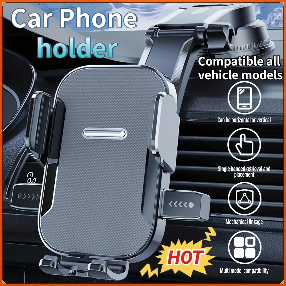 Suporte Para Telefone Carro 360 ° Rotativo Painel Pára-Brisa Ventosa ...
