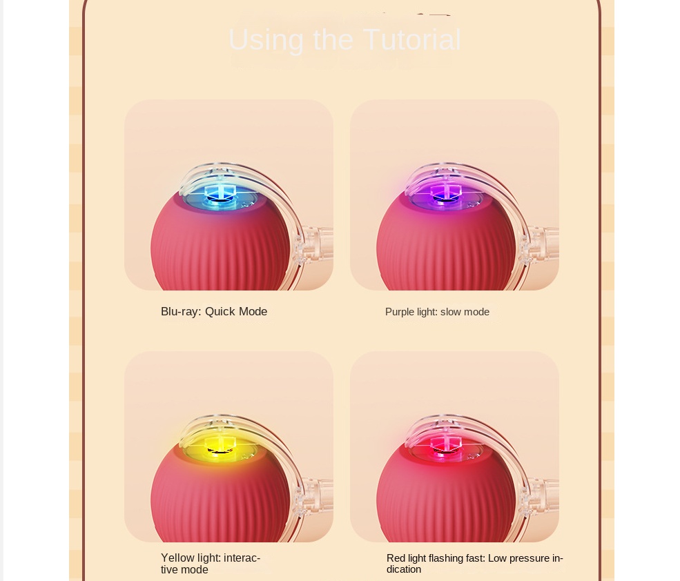 Super Drive Cat Rolling Ball Sensor De Ativação De Movimento Pet Kitten ...