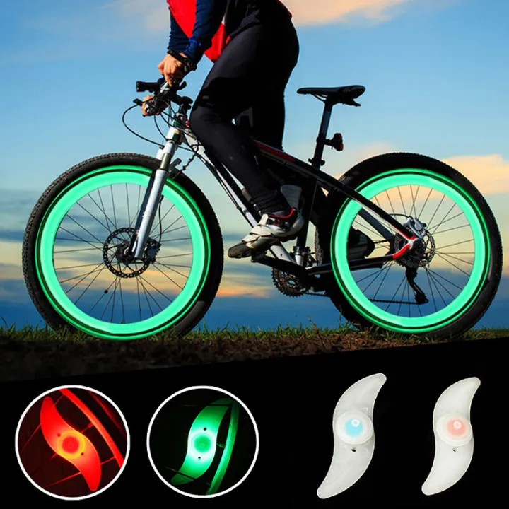Bicicleta De Estrada Colorida Luz De Roda À Prova D'água MTB Led Neon ...