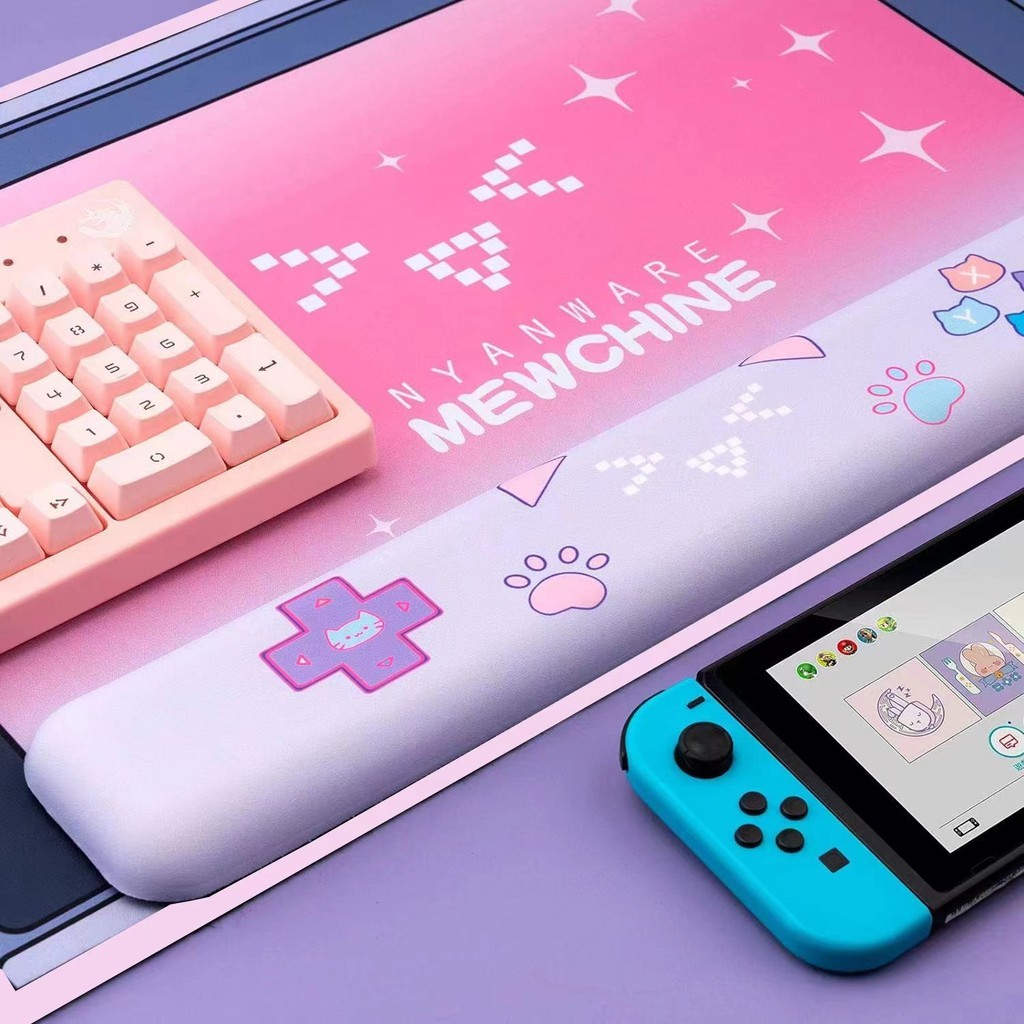 Tapete de Rato Bonito Grande com Bordas Costuradas e Base de Borracha ...