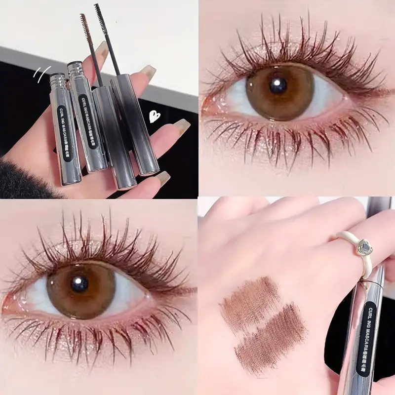 Máscara de encaracolar Cabeça de escova fina de longa duração sem ...