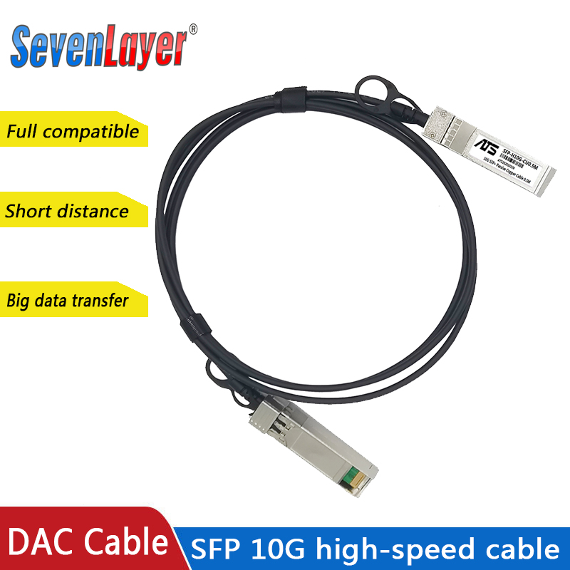 10G SFP + Cabos De Cobre Passivos De Fixação Direta Cabo DAC Passivo 0 ...