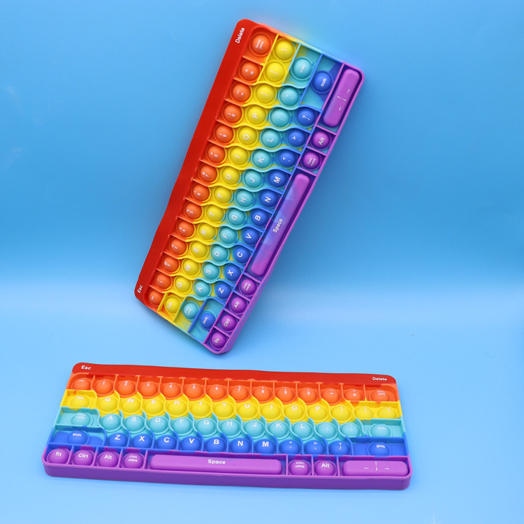 Teclado Pops Fidget Anti-Stress Bubble Toy para Crianças com Ansiedade ...