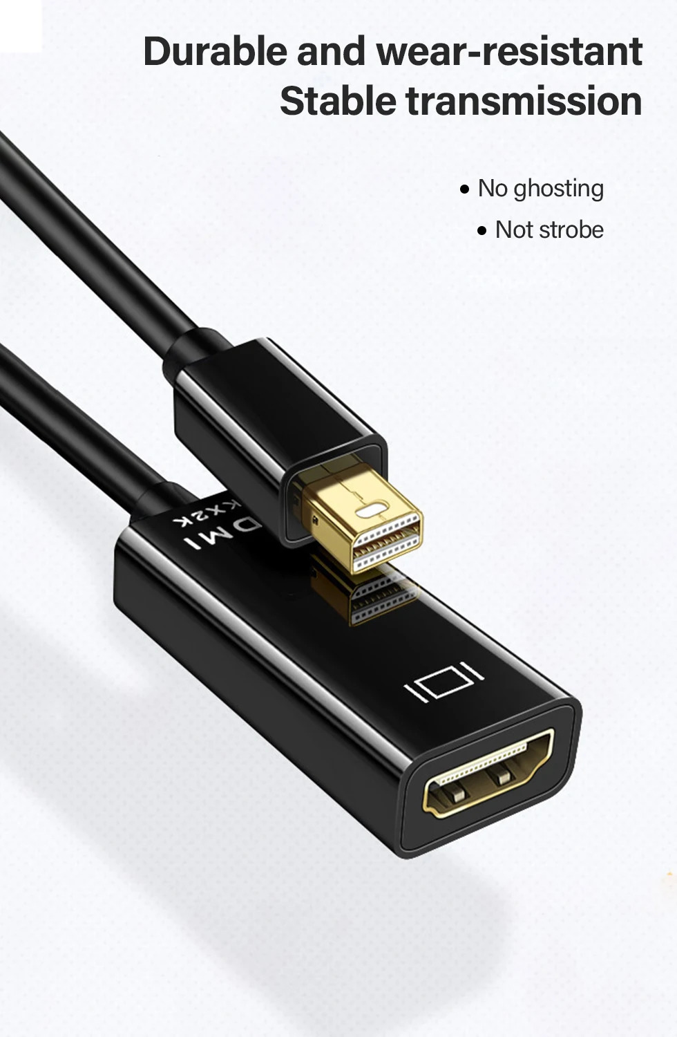 Mini DP Thunderbolt DisplayPort para Adaptador Conversor Compatível com ...