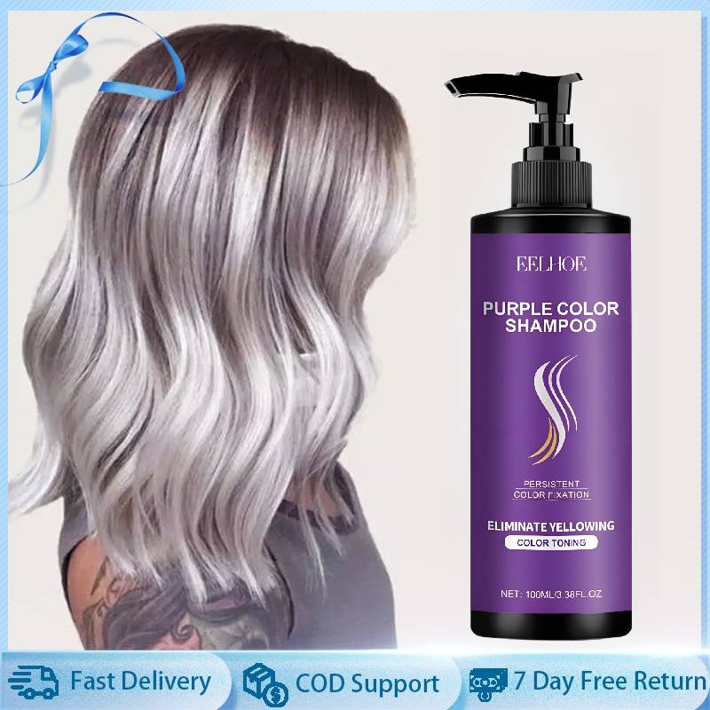 Shampoo Roxo Queratina Lixívia Proteger A Cor Do Cabelo Após Tingimento ...