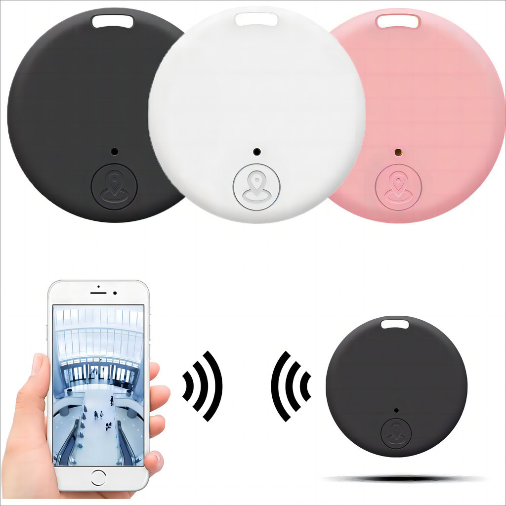 Rastreador Bluetooth Circular Compatível Com Alarme iOS/Android ...