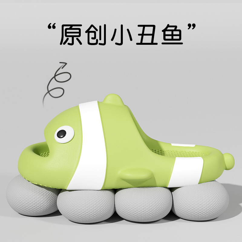 Chinelos Bonitos de Desenho Animado Peixe Eva Anti-Shit-Stepping ...