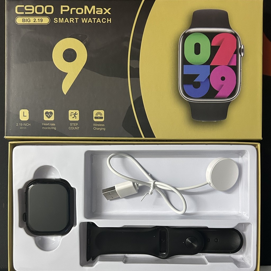 C900 PROMAX Smartwatch , Relógio Esportivo Bluetooth Masculino , Pulseira Única | Shopee Brasil