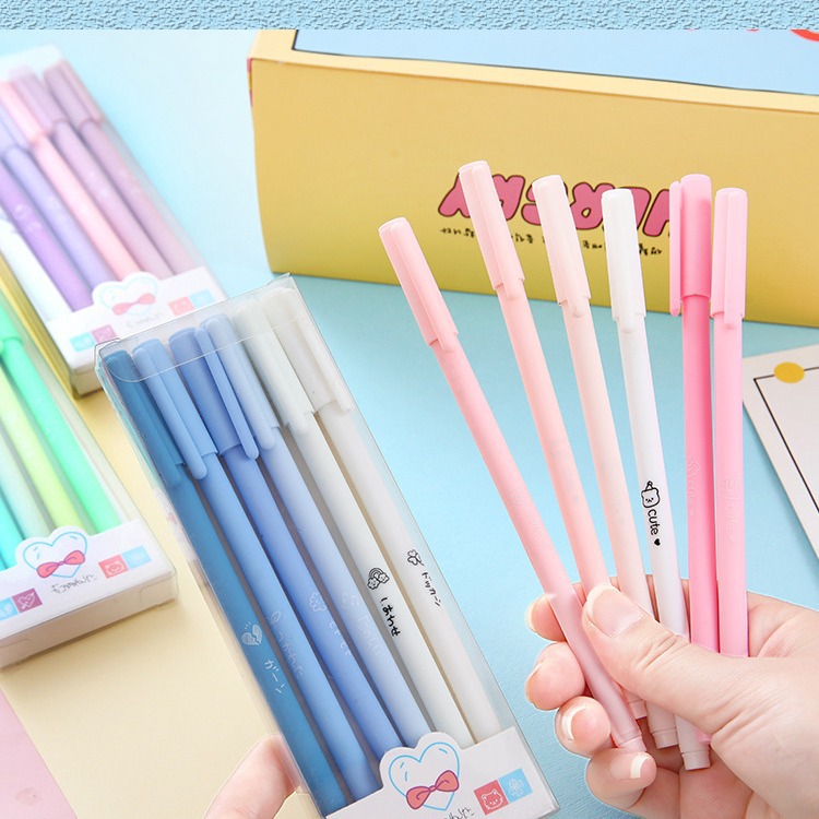 Caneta Gel de alto valor Chenxi versão coreana Fresh Cute Girly 6 ...
