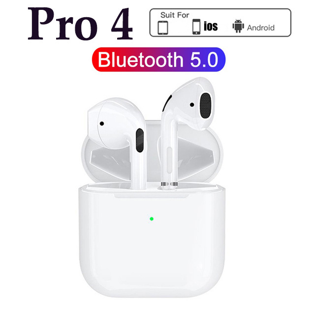 2024 Novos Fones De Ouvido Sem Fio Pro 4 TWS Bluetooth 5.0 InPods Para ...