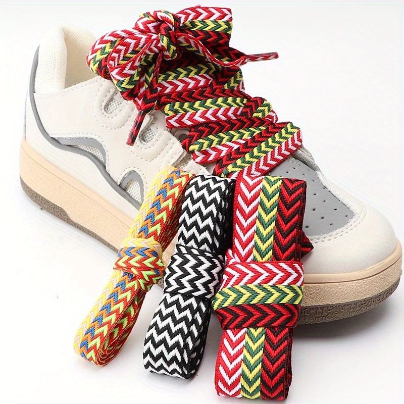 2pcs (1 par) Trendy Braided Color Adequado para atacadores Trendy ...