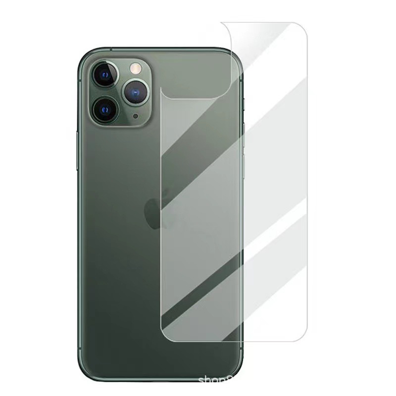 Película Traseira Temperada Transparente para iPhone15pro/14pro/13/12/11/7P | Shopee Brasil