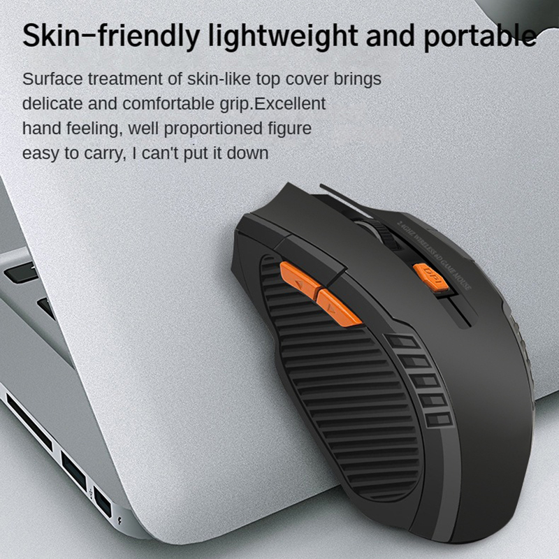Mouse Mecânico 2.4G Para Jogos , 1000/1200/1600 Ergonômico DPI De 3 ...
