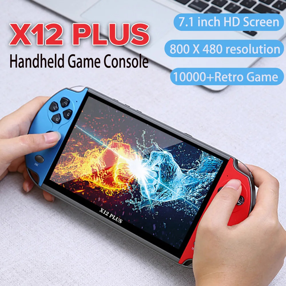 X12 , console De Videogame Com Tela IPS De Alta Definição De 7 ...