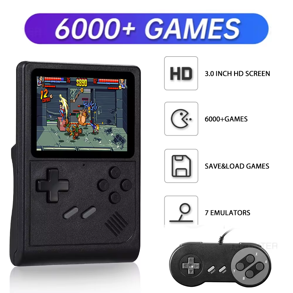 Console De Jogos Portátil GB300 , Tela De 3.0 Polegadas , Videogame ...