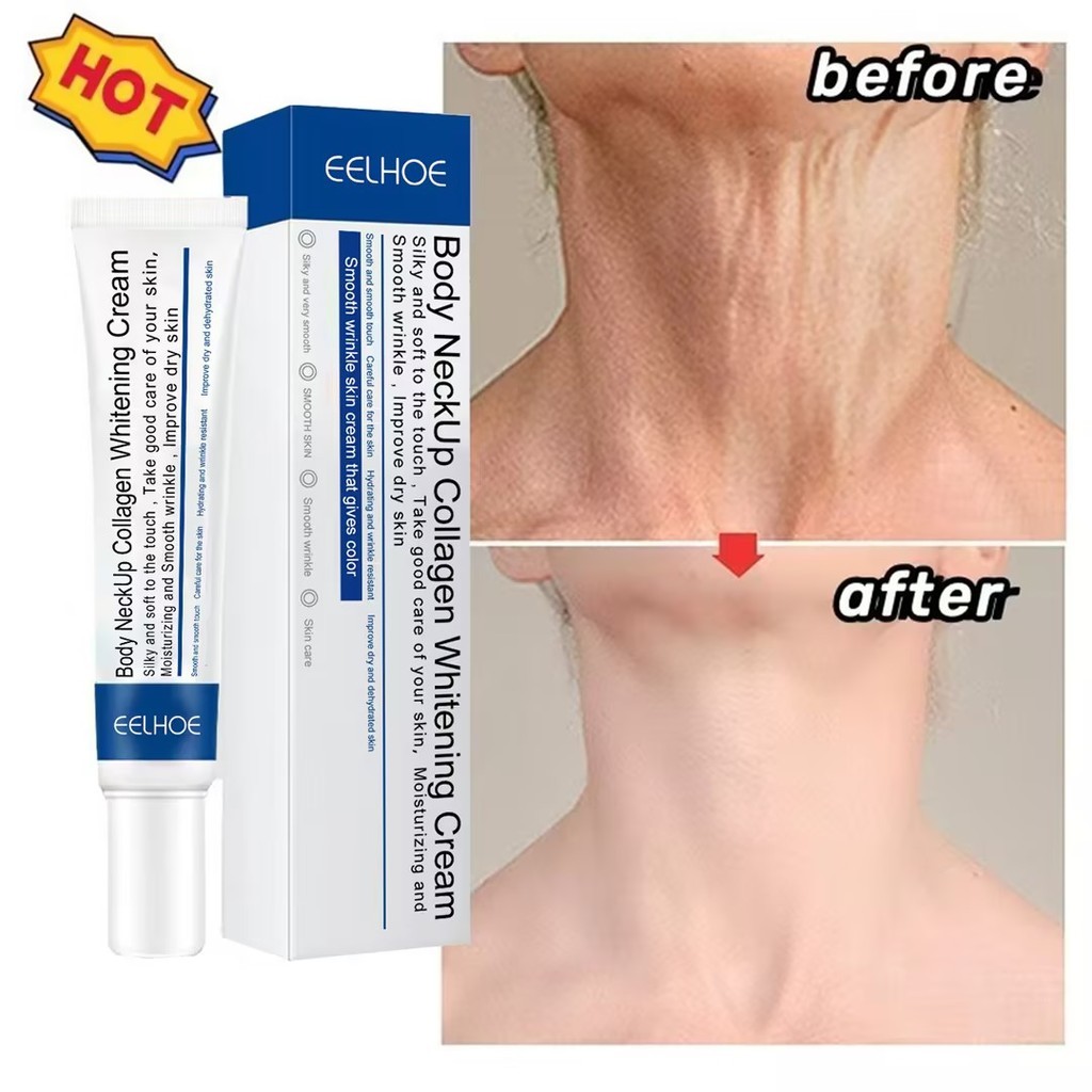 Creme Anti-Rugas Pescoço Remoção De Colágeno Envelhecimento Firmeza ...