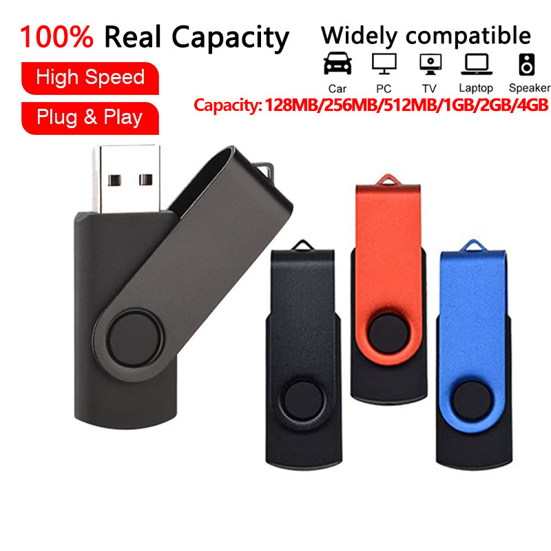 Unidade flash USB 128MB 256MB 512MB 1GB 2GB 4GB 2.0 pen drive Metálico ...