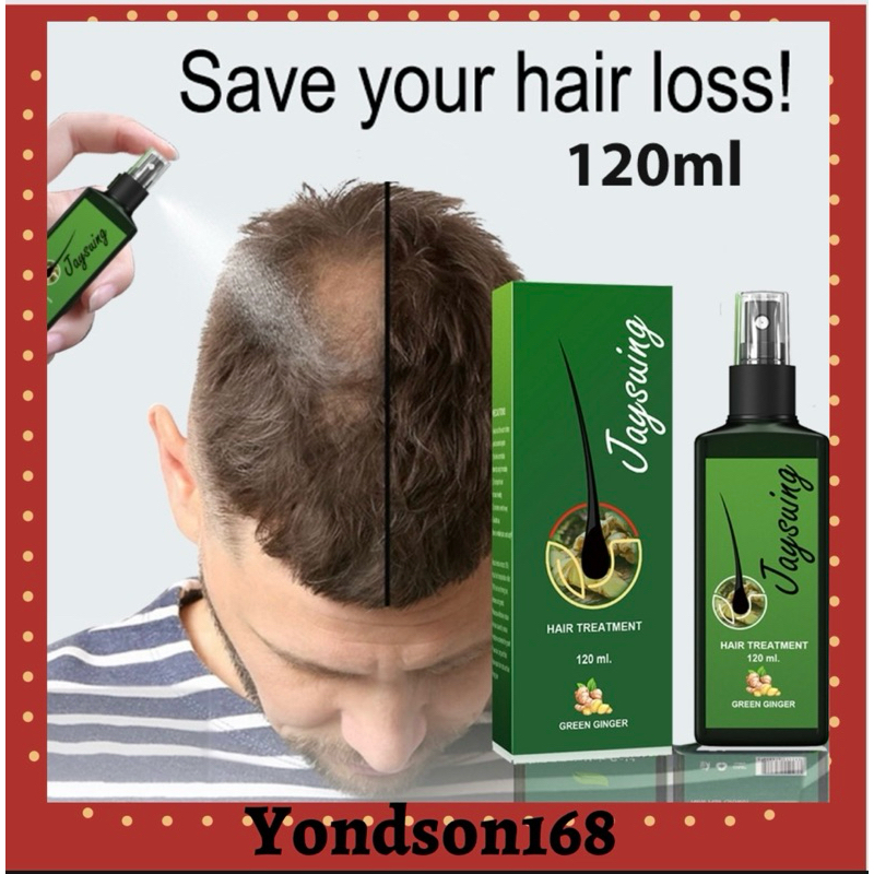 Jaysuing 120ml Tratamento De Crescimento Capilar , Anti-Queda De Cabelo Promove Cabelos Mais ...