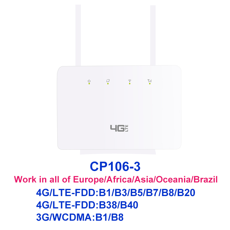 Universal Desbloqueado 4G LTE CPE Router Modem com Antena Externa e ...